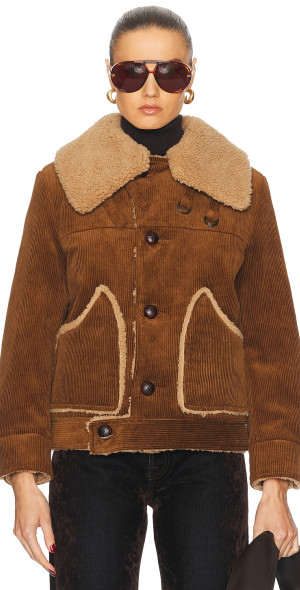 R13 - Oversized Collar Jacket