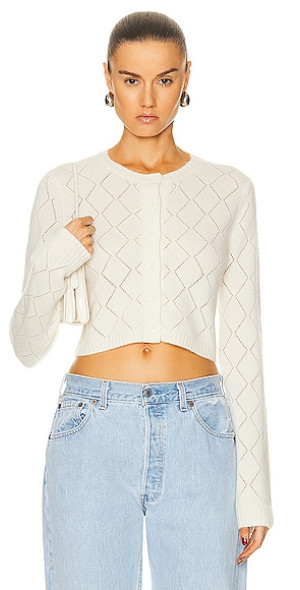 SABLYN - Marilyn Diamond Pattern Cardigan