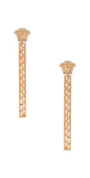 VERSACE - Medusa Greca Dangle Earrings