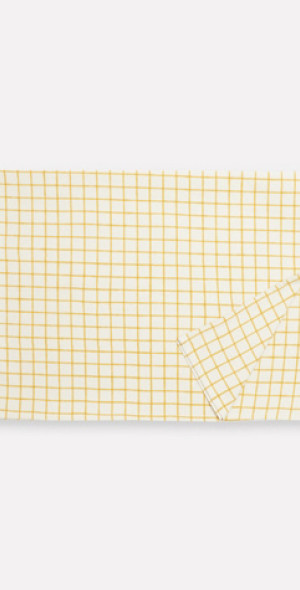 Anchal - Grid Block Print Tablecloth