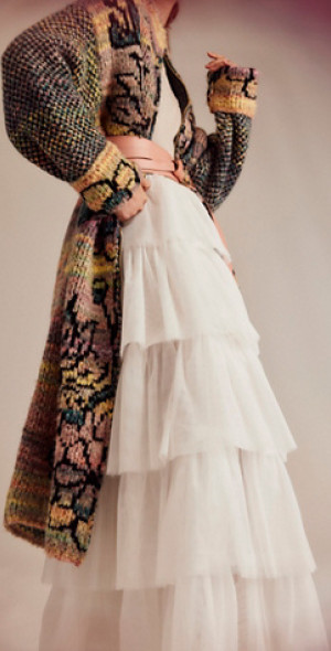 Free People - Spaced Out Floral Cardi