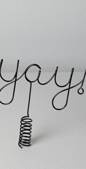 Free People - Wire Word Tree Topper