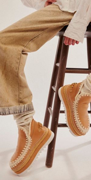 MOU - Mou Jaws Jute Ankle Boots