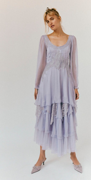 Nigel Preston - Lace Tiered Dress