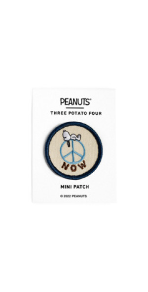 Three Potato Four - x Peanuts Snoopy Peace Now Mini Patch