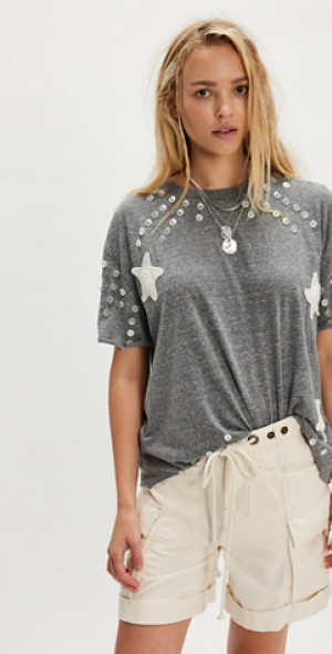 Tricia Fix - Star Button Tee
