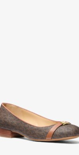 Michael Kors - Mindy Flex Signature Logo Ballet Flat