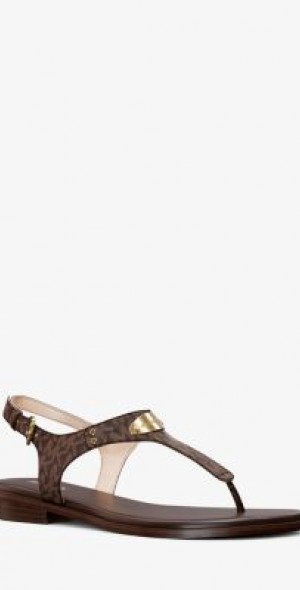 Michael Kors - Signature Logo Plate Sandal