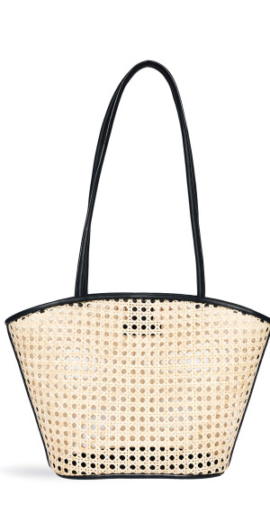 Bembien - - Mira Large Rattan Tote - Black - OS