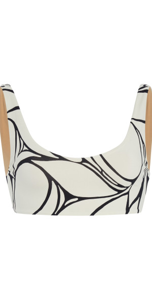 Cala de la Cruz - - Sara Bikini Top - Black/white - S