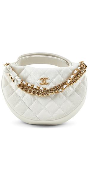 Chanel - - Pristine Mini Loop Change Purse - White - OS