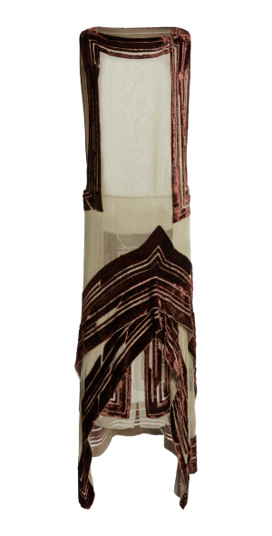 Christopher Esber - - Castanet Devorè Dress - Multi - AU 4