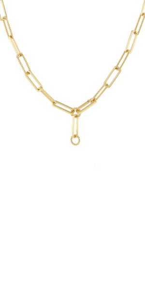 Emily Weld Collins - - 18k Yellow Gold Large Twisted RopeDrop Chain ...