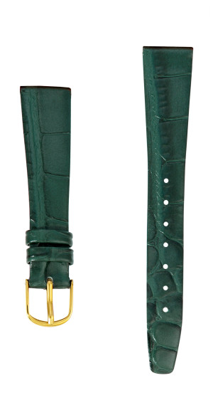 Heaven Mayhem - - Monroe Croc-Embossed Leather Watch Band - Green - OS