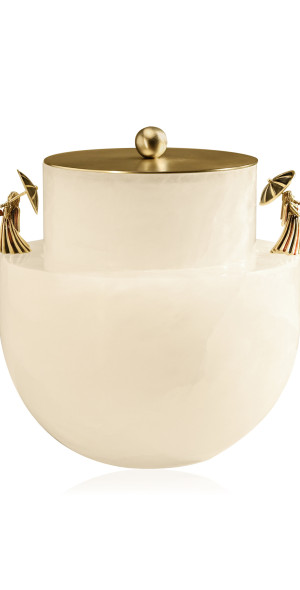 Ira Udaipur - - Alabaster Apsara Candy Jar - N/a