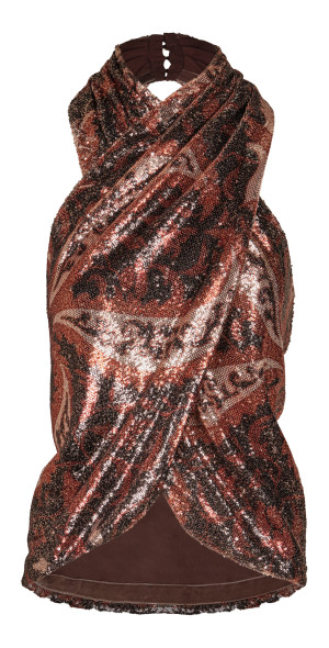 Johanna Ortiz - - Glimmering Frost Top - Multi - US 10