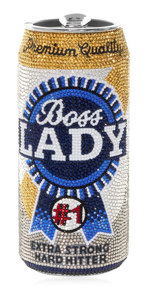 Judith Leiber Couture - - Boss Lady Beverage Can Crystal Clutch - Blue - OS