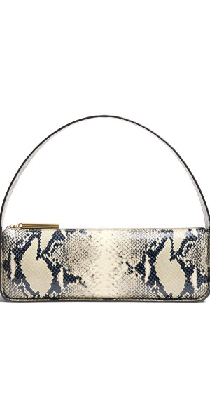 Khaite - - Lori Python-Effect Leather Baguette Bag - Python - OS