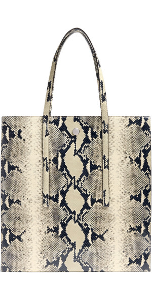 Khaite - - Piper Python-Effect Leather Tote Bag - Python - OS