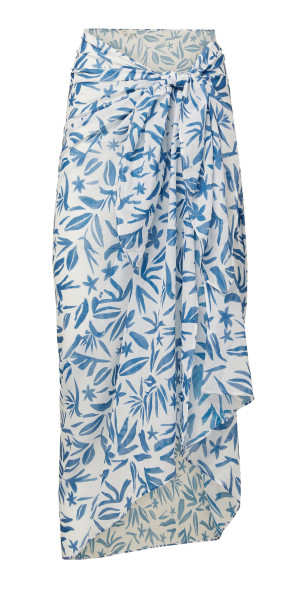 Onia - - Floral-Printed Cotton Pareo - White - M - Moda Operandi