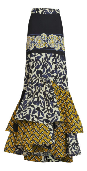 Silvia Tcherassi - - Elliot Tiered Crepe Maxi Skirt - Multi - M