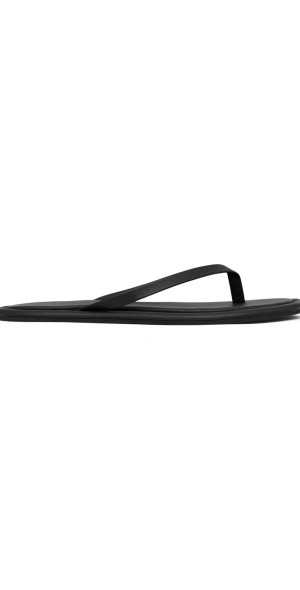 St. Agni - - Leather Flip Flops - Black - IT 40 - Only At Moda Operandi