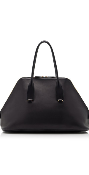 The Row - - Devon Leather Tote Bag - Black - OS - Moda Operandi
