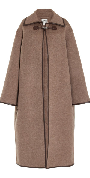 Toteme - - Double-Clasp Wool Coat - Brown - EU 40