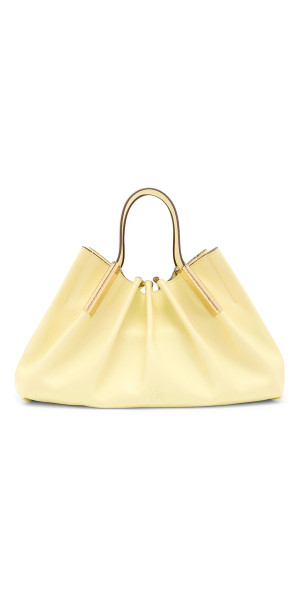 Ulla Johnson - - Isadora Mini East-West Ruched Leather Tote Bag ...
