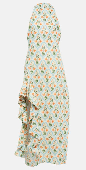 Agua by Agua Bendita - Gerbera printed linen maxi dress