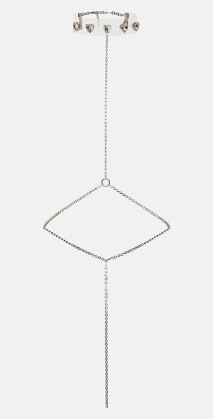 Alessandra Rich - Chain-embellished choker