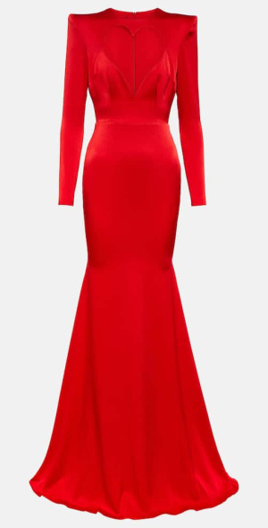 Alex Perry - Garland cutout satin crÃªpe gown