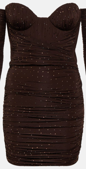 Alex Perry - Koda embellished jersey minidress