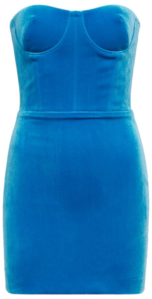 Alex Perry - Roberts strapless velvet minidress
