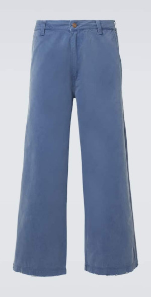 ERL - Classic Twill cotton wide-leg pants