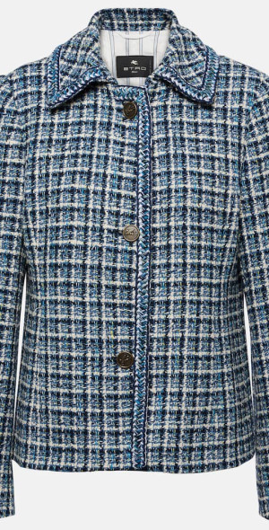 Etro - Cotton-blend tweed jacket