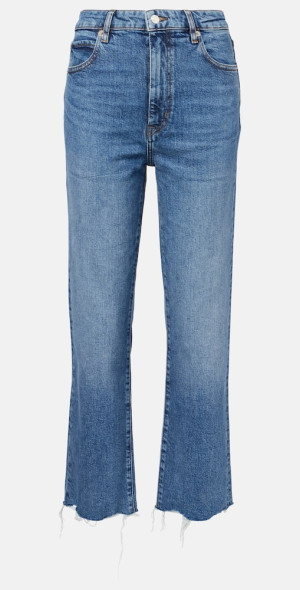 Frame - Ruler cropped straight jeans