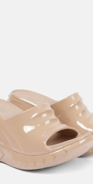 Givenchy - Marshmallow wedge slides