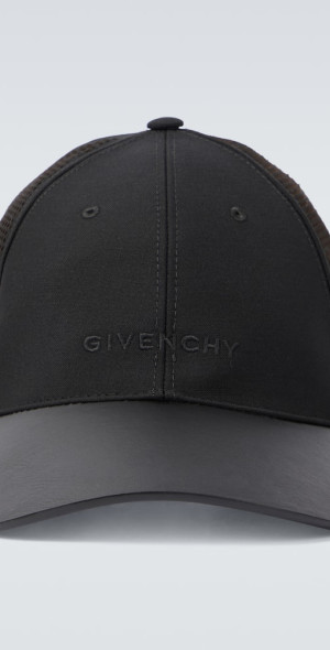 Givenchy - Perforated wool baseball cap