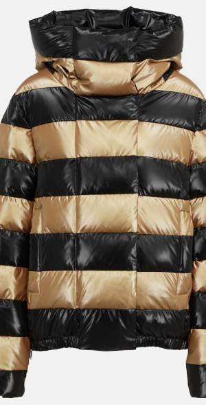 Goldbergh - Dazzle striped down jacket