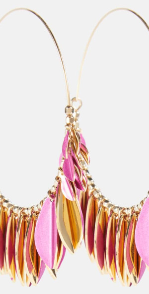 Isabel Marant - Leaf hoop earrings