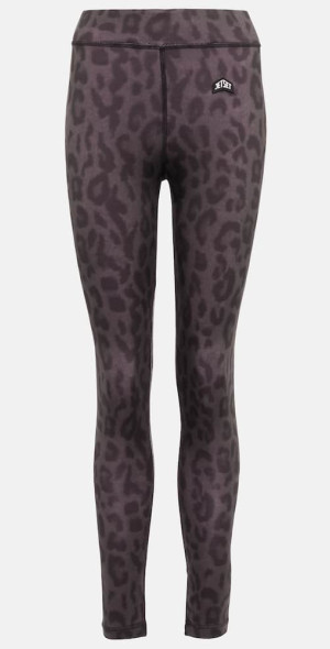 Jet Set - Leopard-print ski leggings