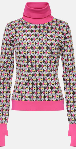 Jet Set - Logo turtleneck sweater