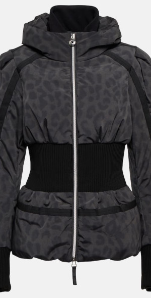 Jet Set - Raffaella leopard-print ski jacket