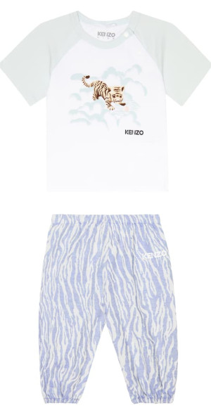 Kenzo Kids - Baby logo T-shirt and pants set