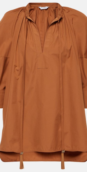 Max Mara - Capri cotton poplin blouse