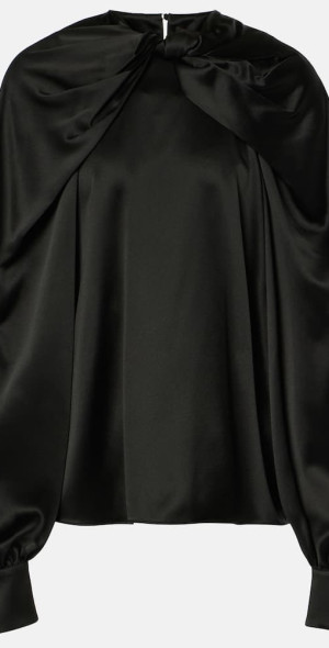 Max Mara - Key silk top