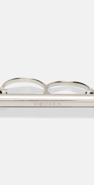 McQueen - T-Bar logo ring
