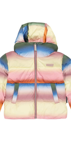Molo - Halo striped puffer jacket