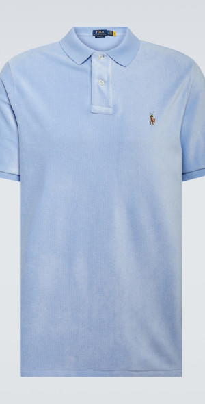 Polo Ralph Lauren - Cotton-blend velvet polo shirt